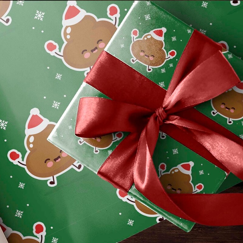 Poop Wrapping Paper - Etsy
