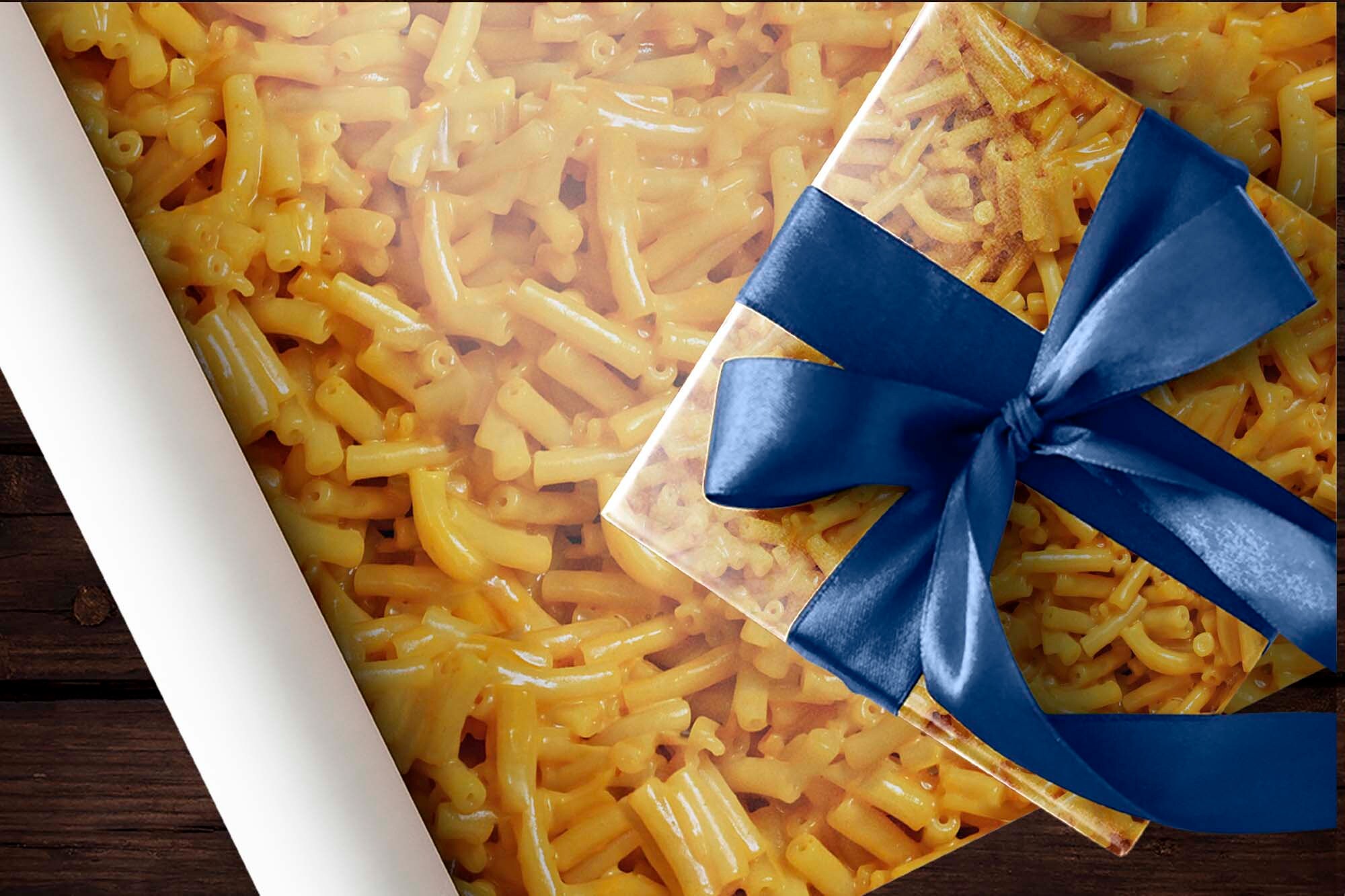 Funny Weird Macaroni Mac & Cheese Wrapping Paper Roll Gift - Etsy