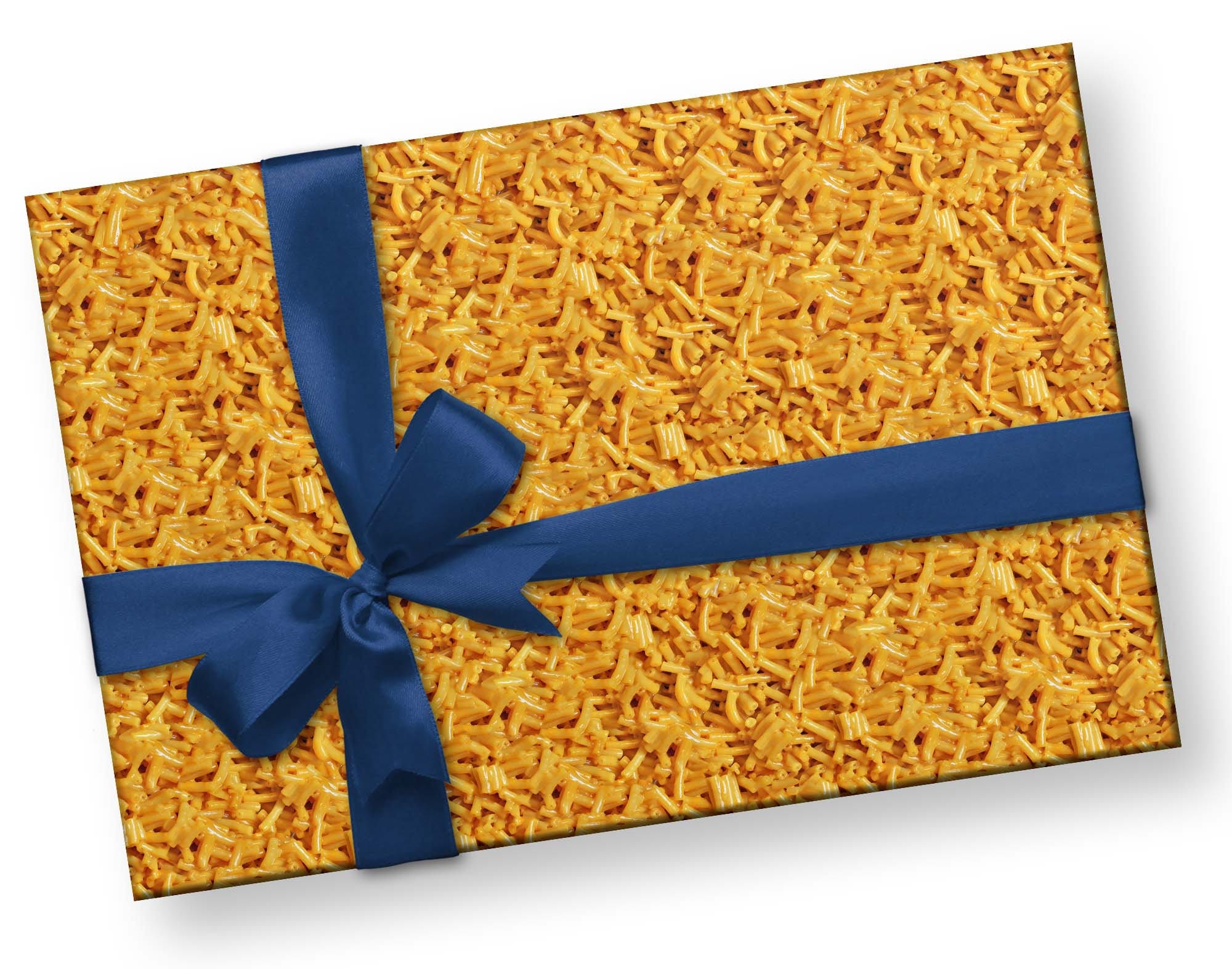 Funny Weird Macaroni Mac & Cheese Wrapping Paper Roll Gift - Etsy