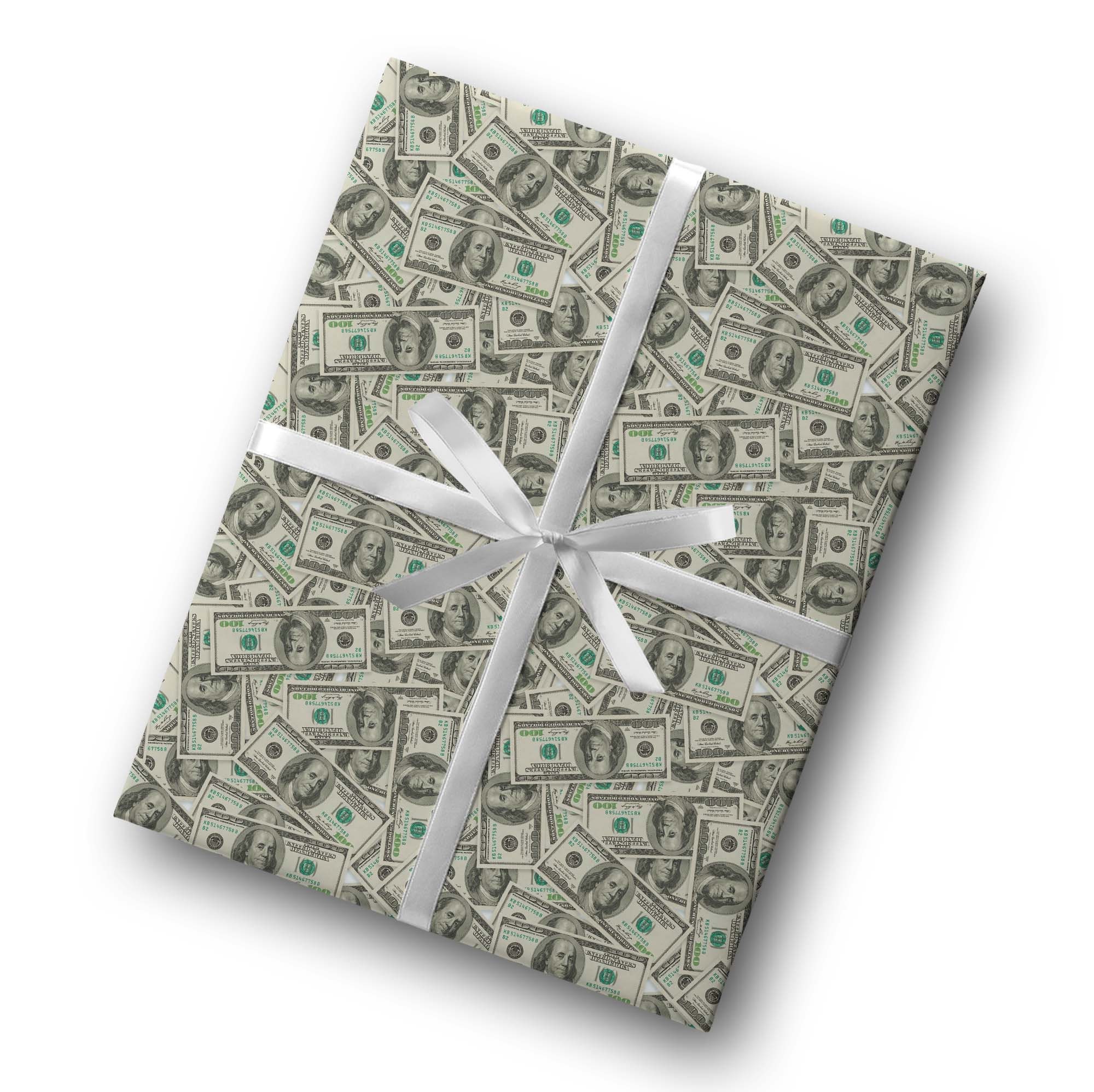 Funny Money Wrapping Paper Roll Hundred Dollar Bill Cash Gift - Etsy