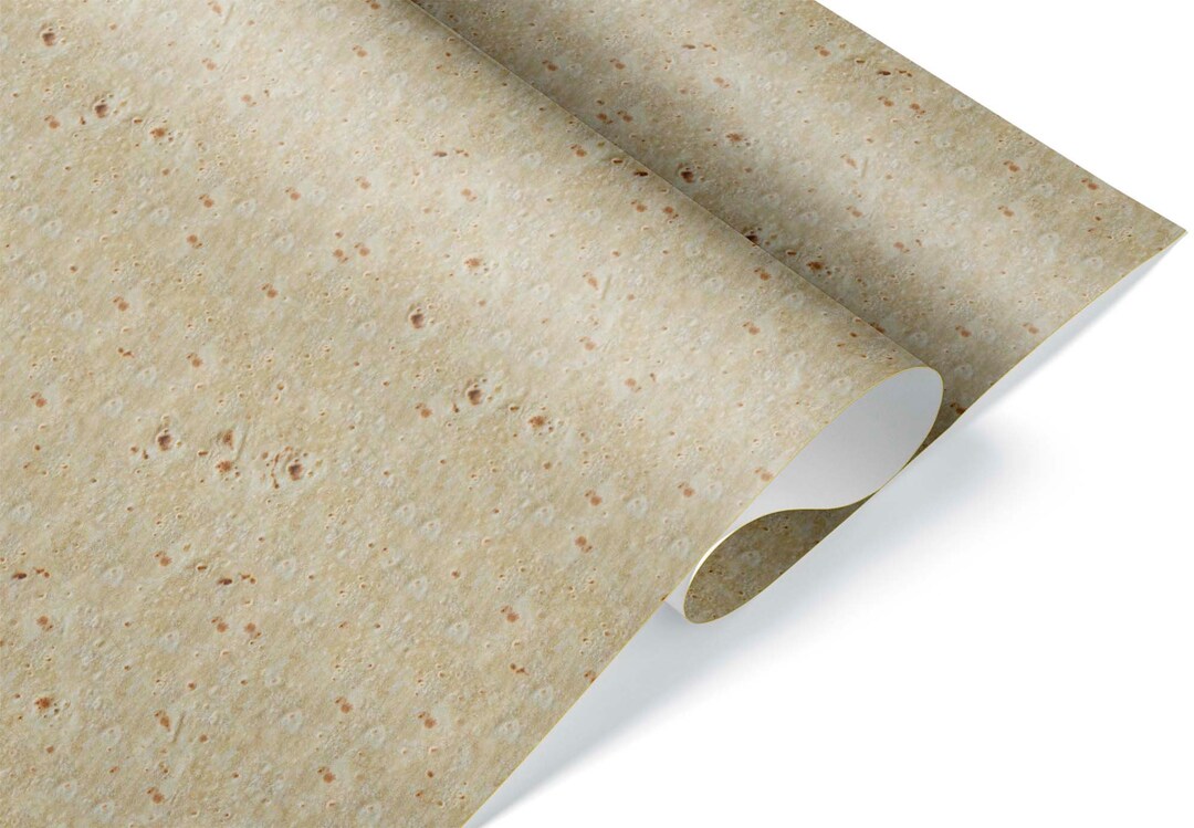 Funny Weird Tortilla Burrito Wrapping Paper Roll Gift Wrap Sheet ...