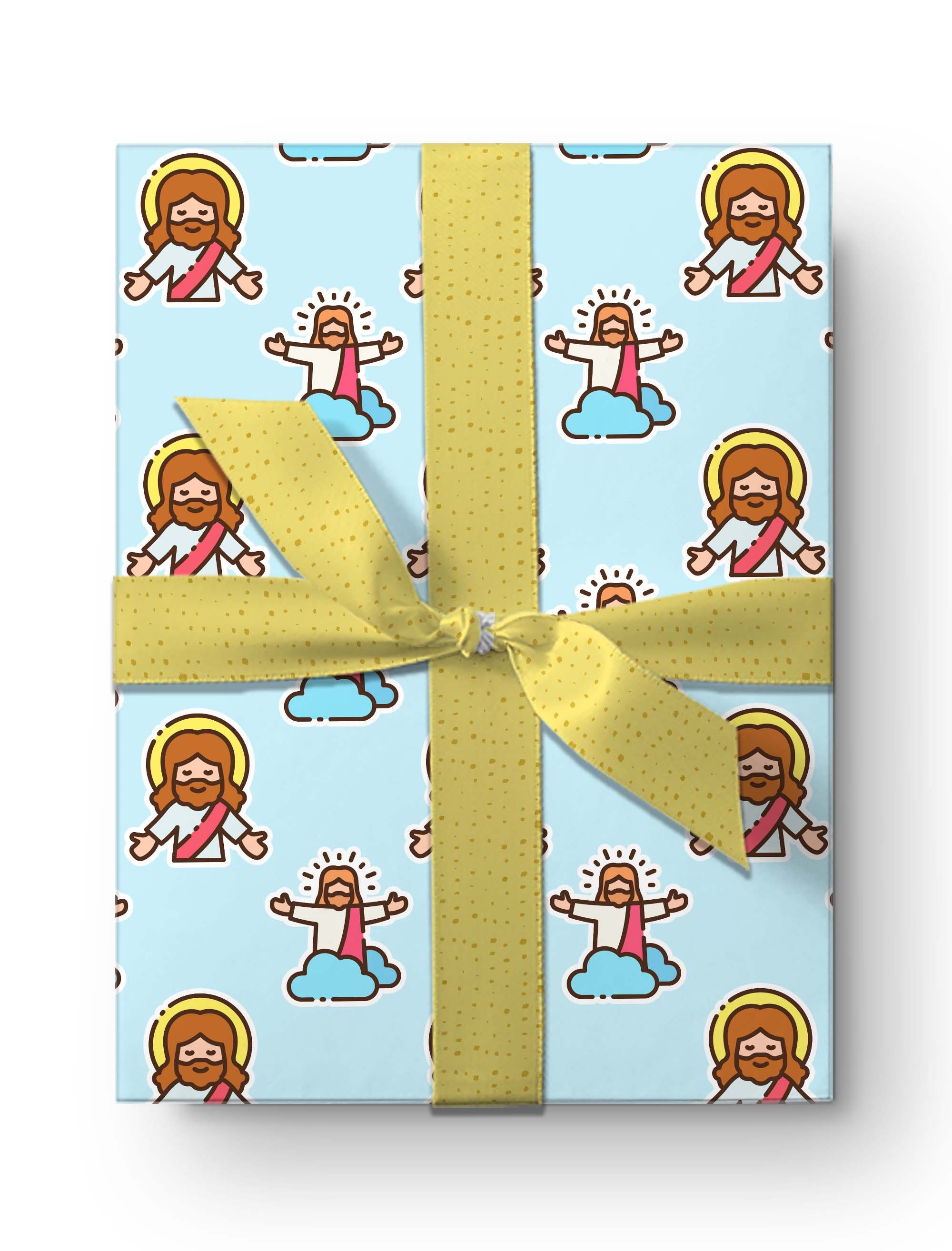 Icon Jesus Children Wrapping Paper Roll Gift Wrap Sheet Christmas ...