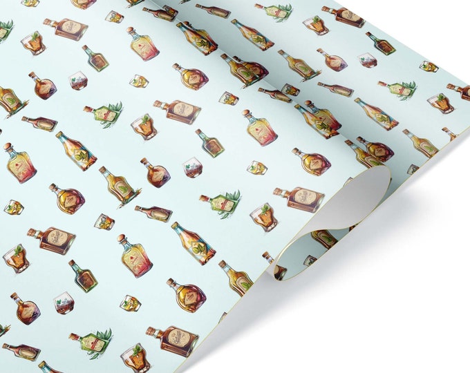 Reinbeer Gift Wrap, Beer Wrapping Paper, Funny Christmas Wrapping Paper ...