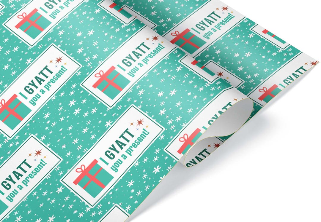 Gen Alpha Gyatt Christmas Wrapping Paper, Gen Z and Gen Alpha Christmas ...