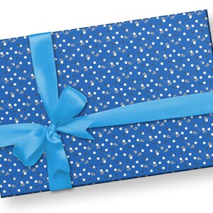 Cute Blue Golf Gift Wrap, Thick Wrapping Paper, Father's Day Dad ...