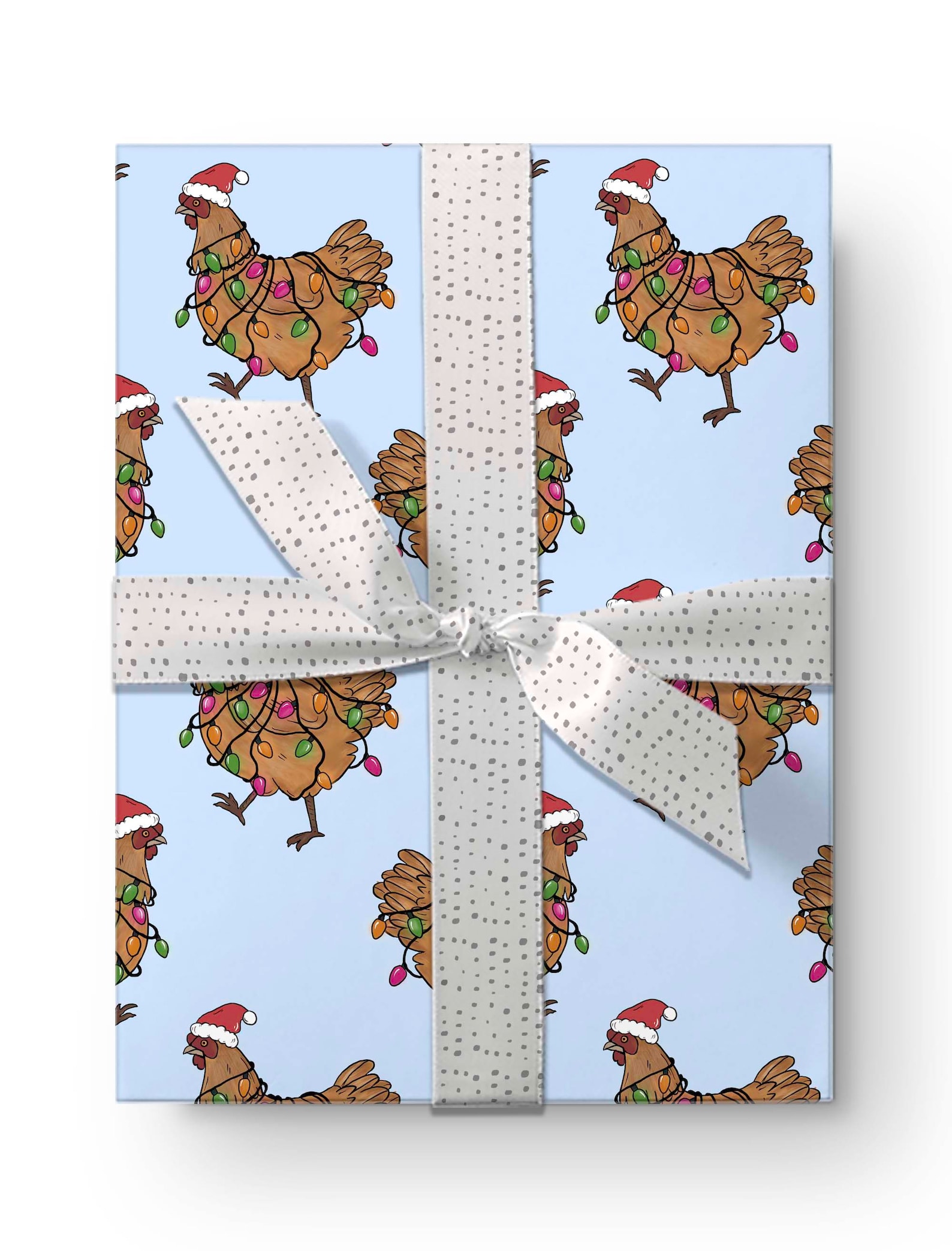 Cute Chicken Gift Wrap Farm Animal Christmas Wrapping Paper - Etsy