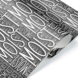 Funny Moist Word Gift Wrap Annoying Christmas Wrapping Paper Joke Gag ...