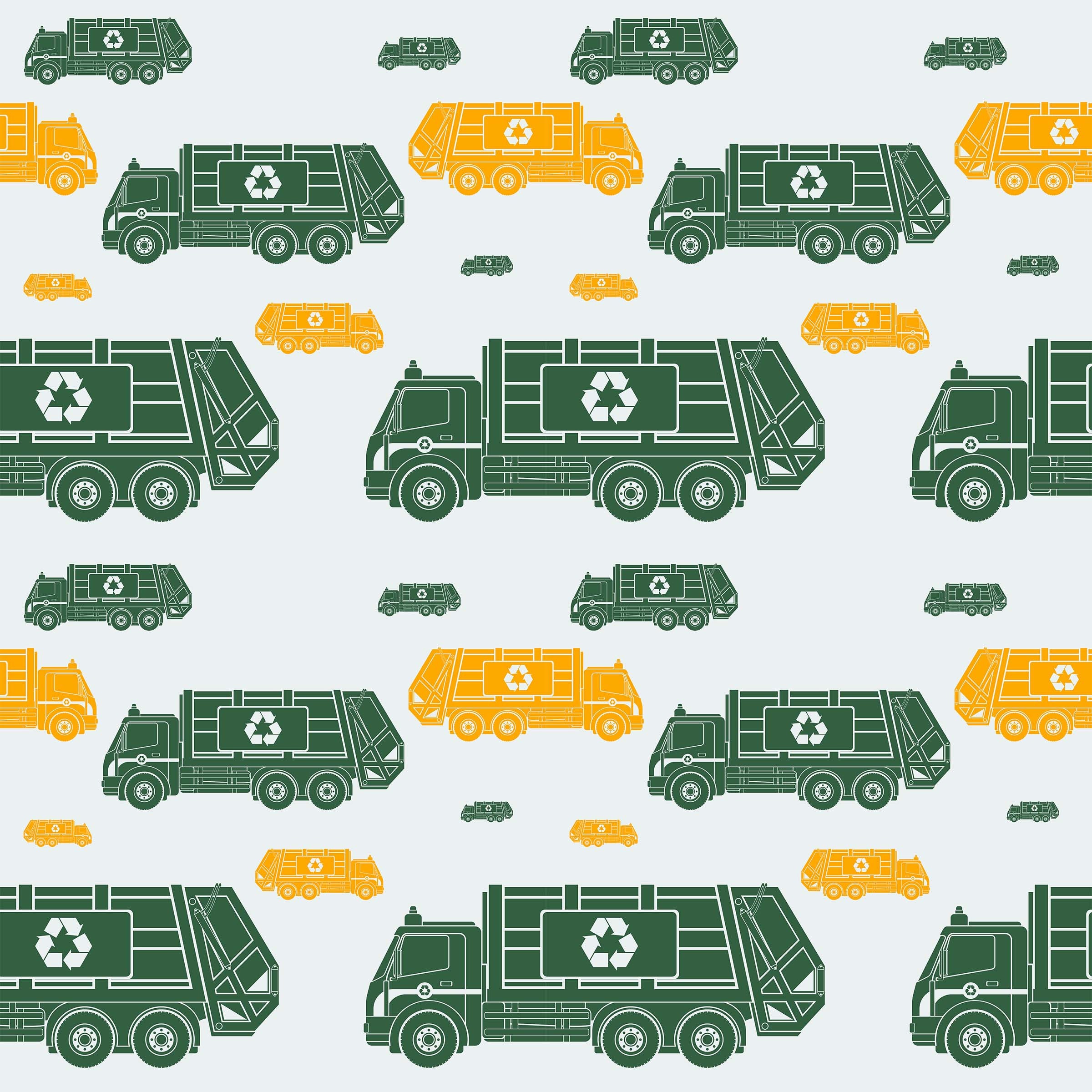 Recycling Trash Truck Gift Wrap Wrapping Paper Roll Christmas - Etsy