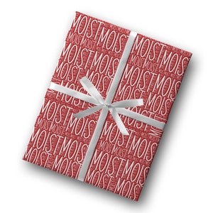 Funny Moist Word Gift Wrap Annoying Christmas Wrapping Paper Joke Gag ...