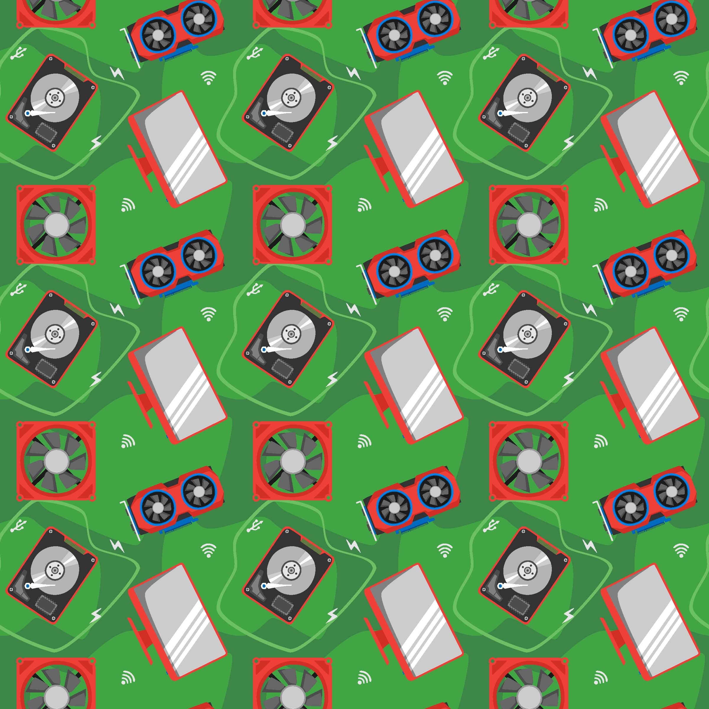 Packaging, Mailing & Displays Computer Geek Gamer PC Parts Tech ...