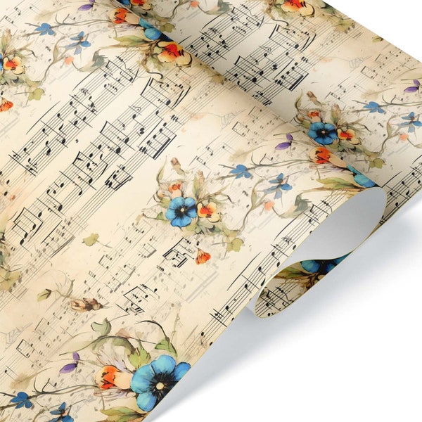 Music Paper Flowers - Etsy
