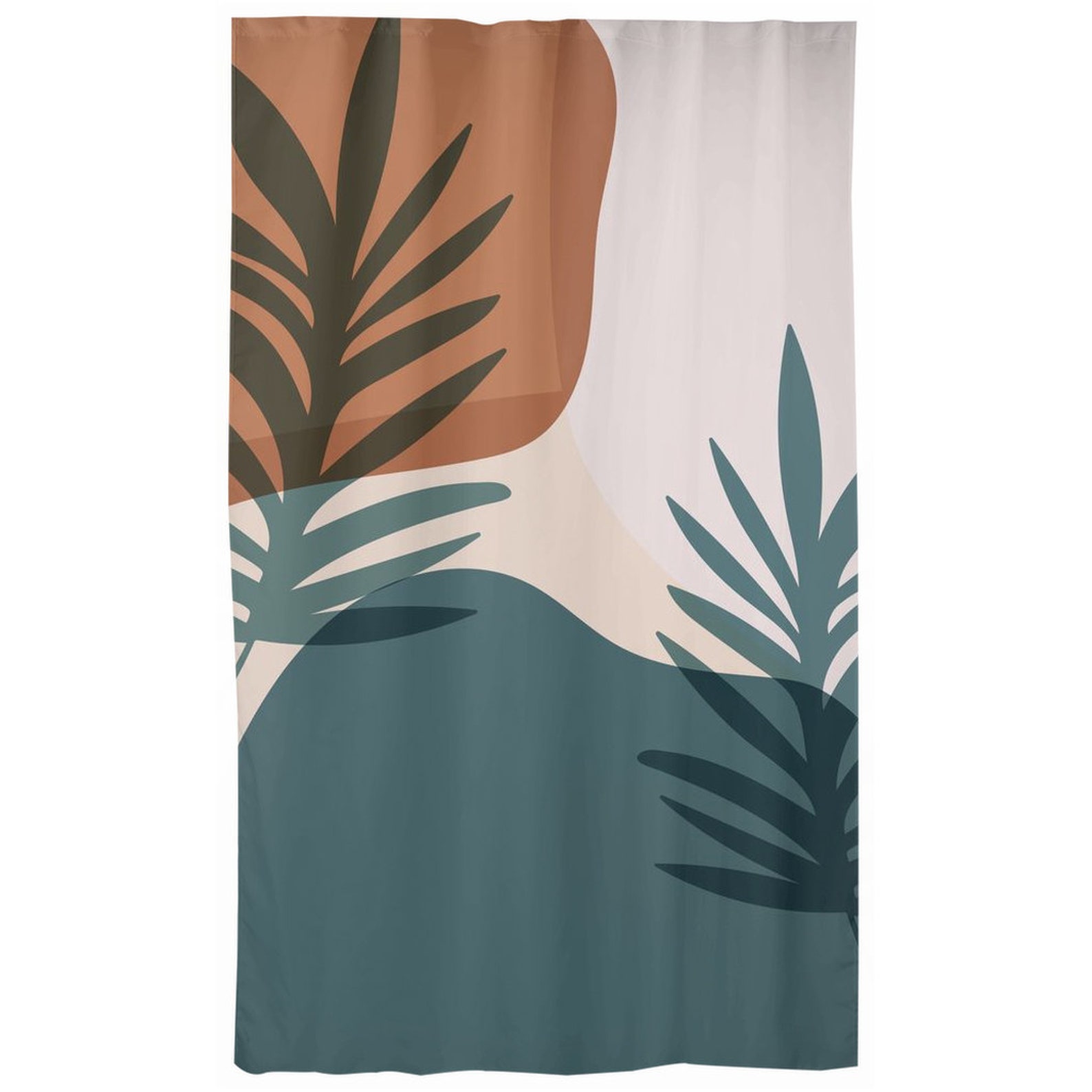 Abstract Window Curtain Aesthetic Art Curtain Panels Earth - Etsy