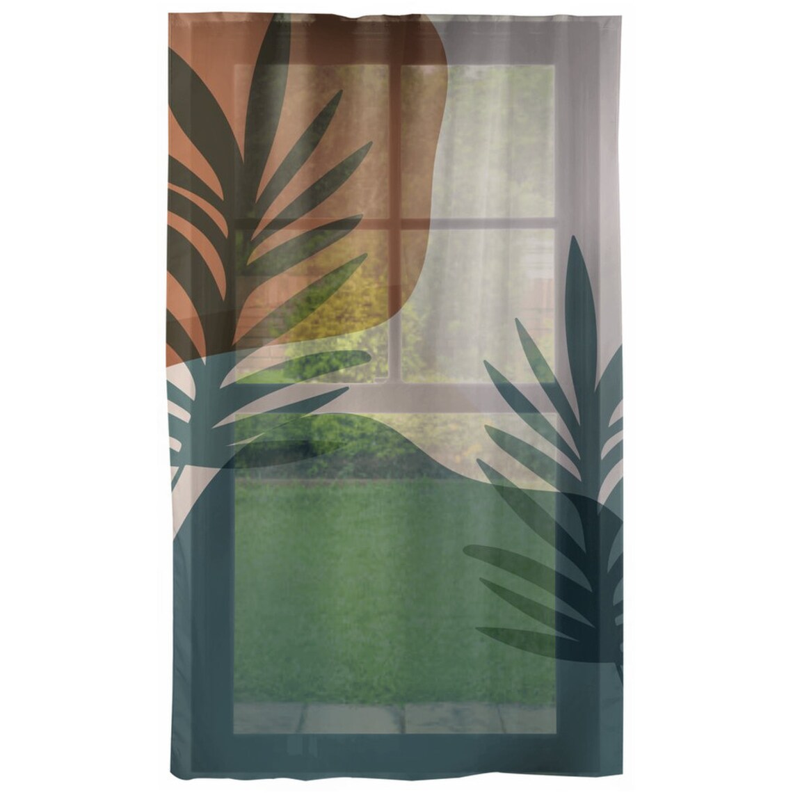 Abstract Window Curtain Aesthetic Art Curtain Panels Earth - Etsy