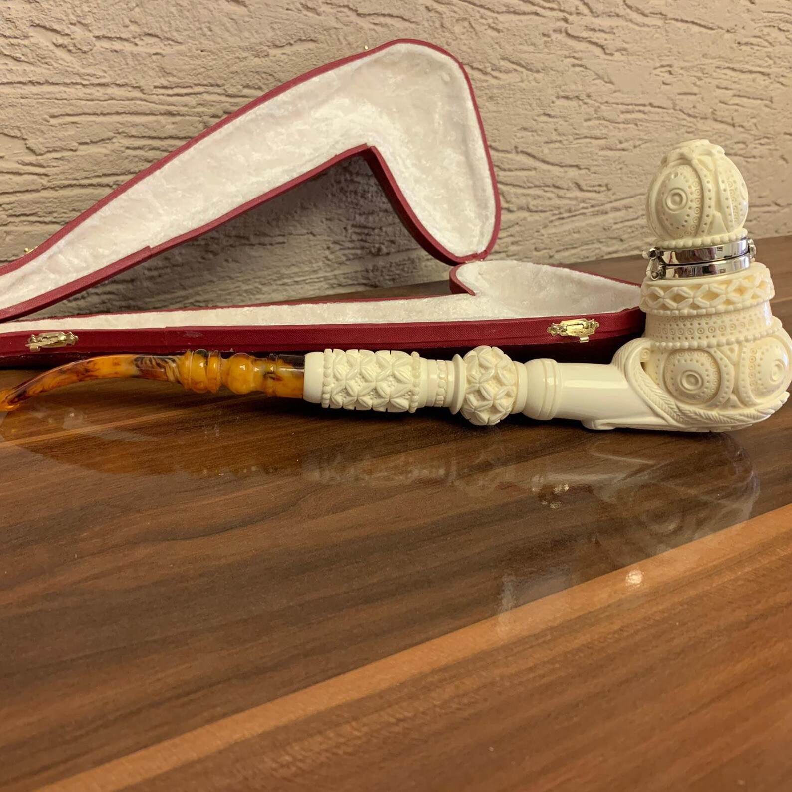 A Masterpiece Turkish Block Meerschaum Pipe - Etsy