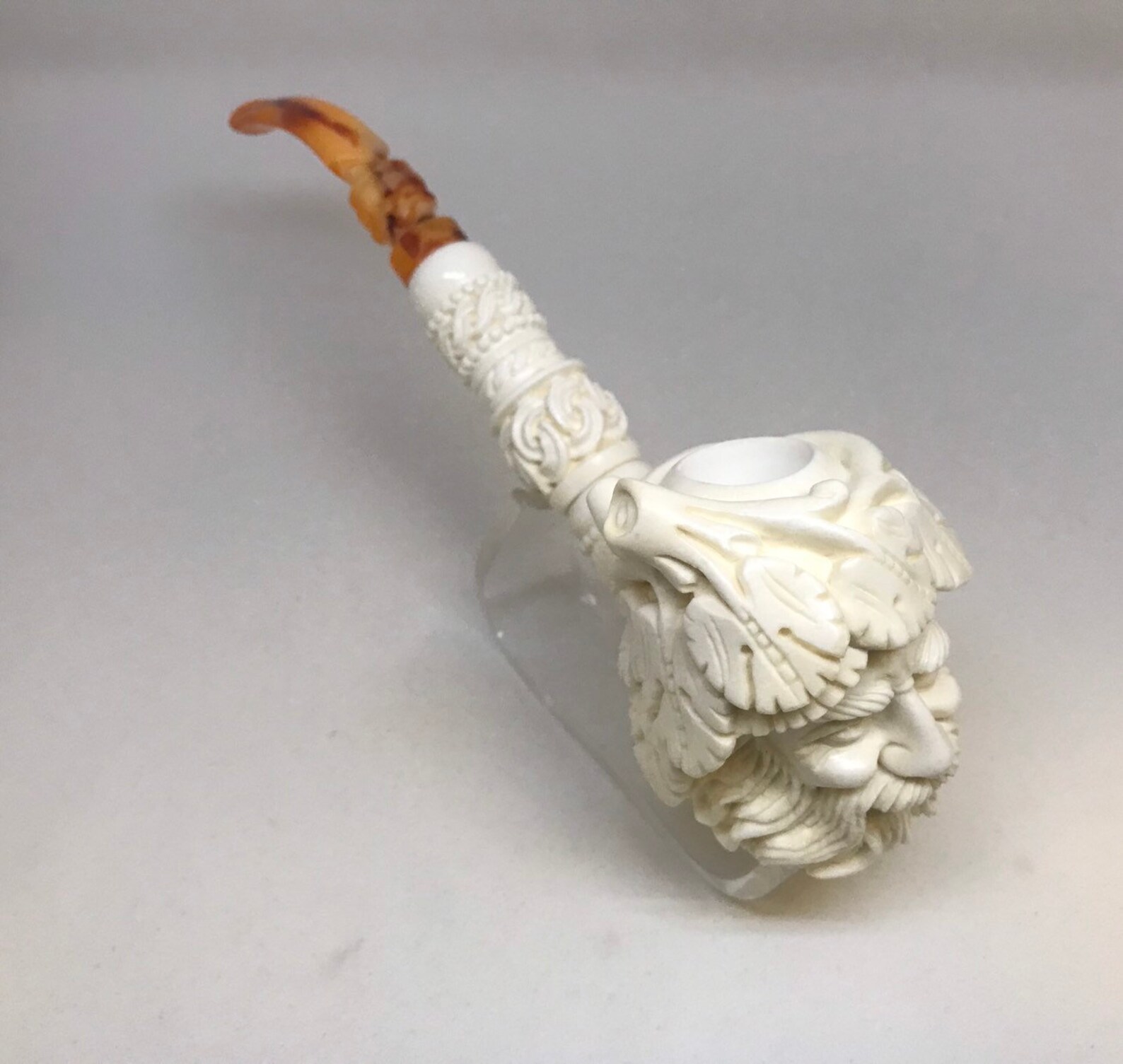 Bacchus Turkish Block Meerschaum Pipe - Etsy