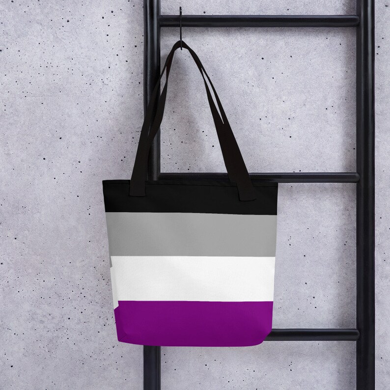 Asexual Pride Flag Bag Lgbtq Pride Ace Pride Asexuality Ace Etsy