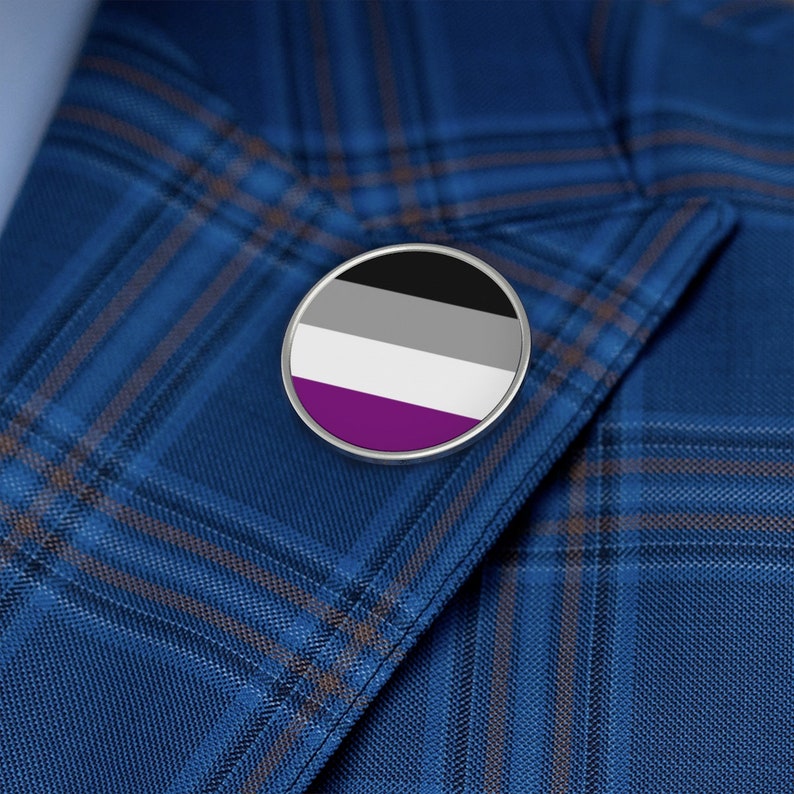 Asexual Pride Flag Pin Lgbtq Pride Ace Pride Asexuality Ace Etsy