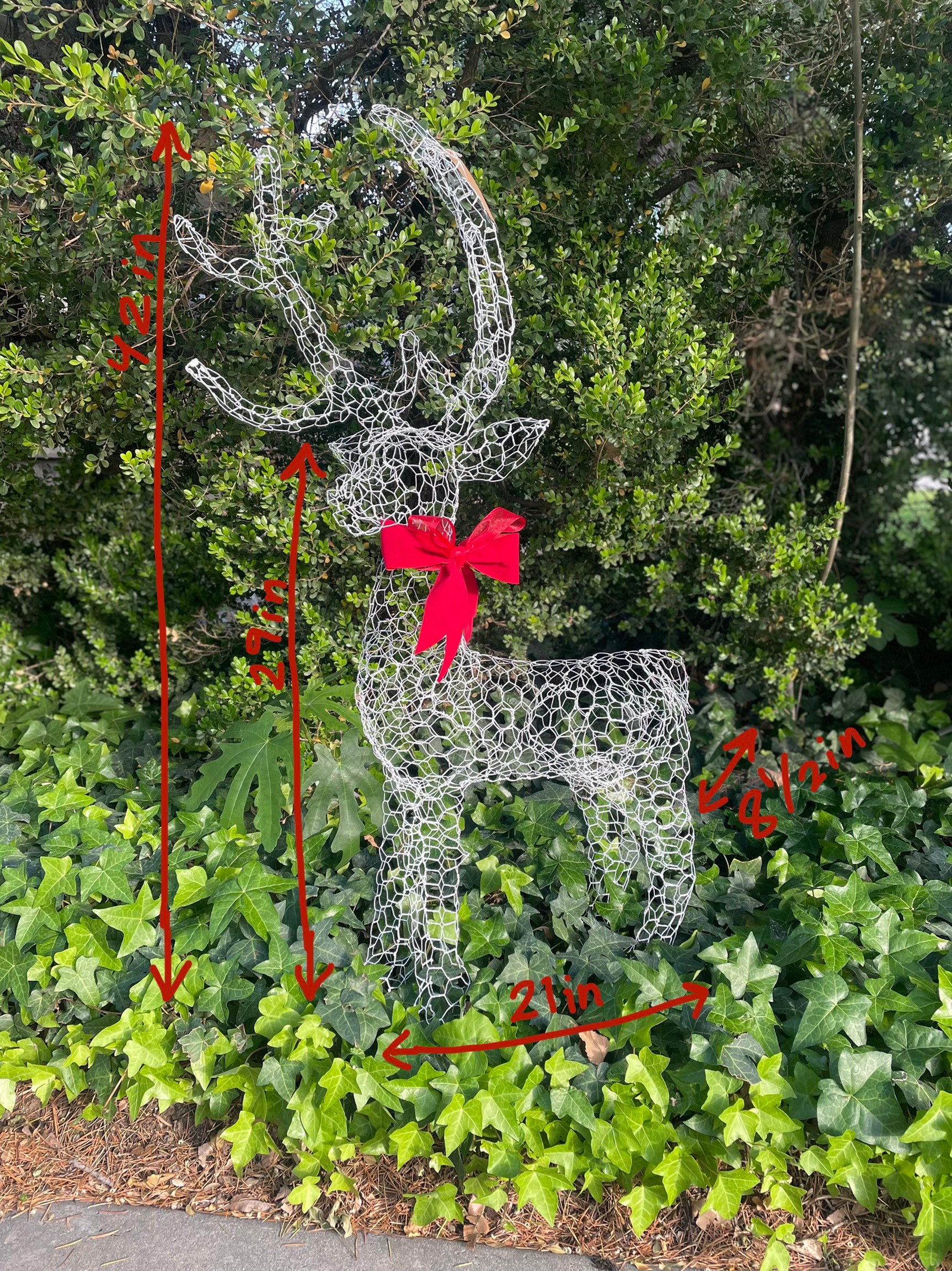 Deer Topiary Frame - Etsy