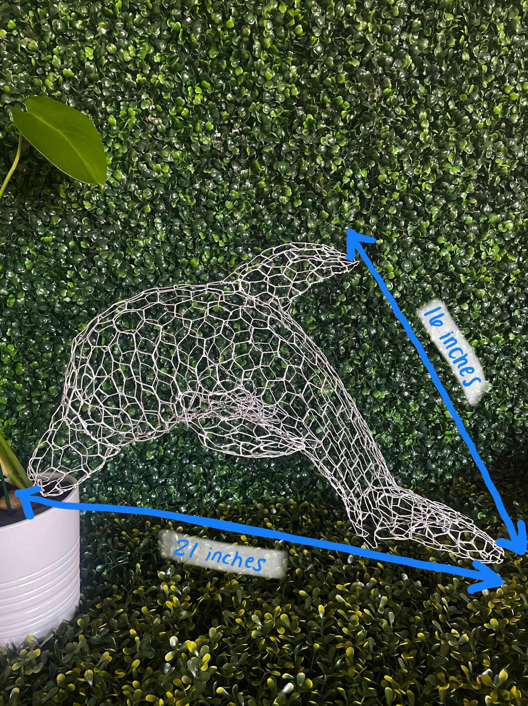 Dolphin Topiary - Etsy