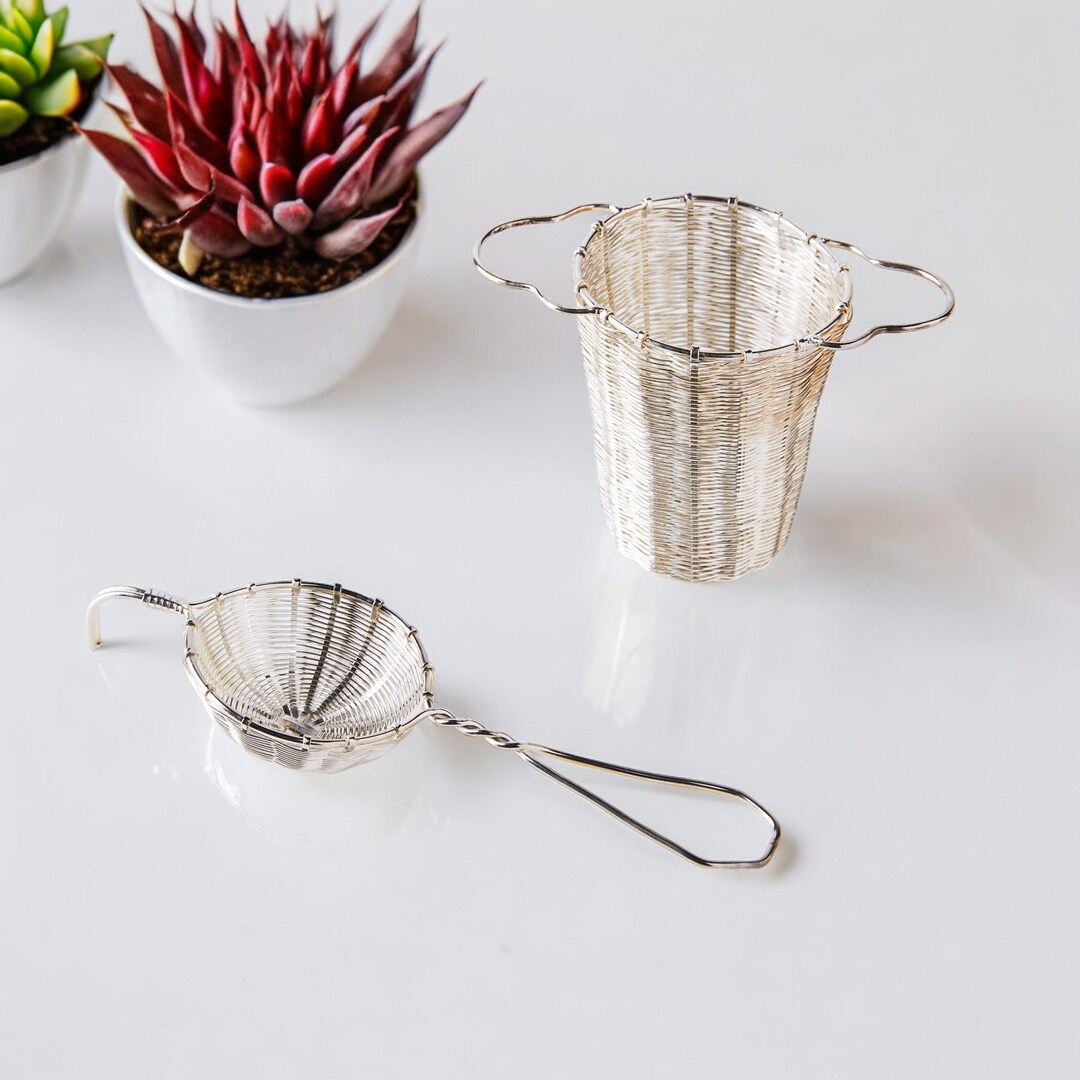 Brass Tea Strainer Transform Your Tea Ritual With Our Contemporary 100% ...
