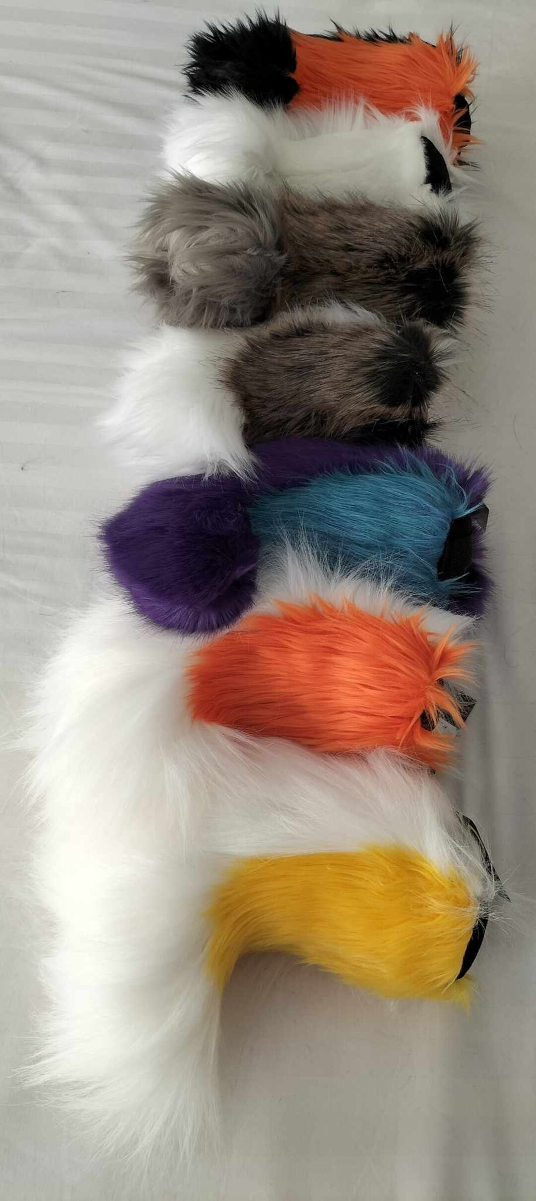 Two Tone Nub Tails. Fursuit Costume or Cosplay Tails. - Etsy Australia