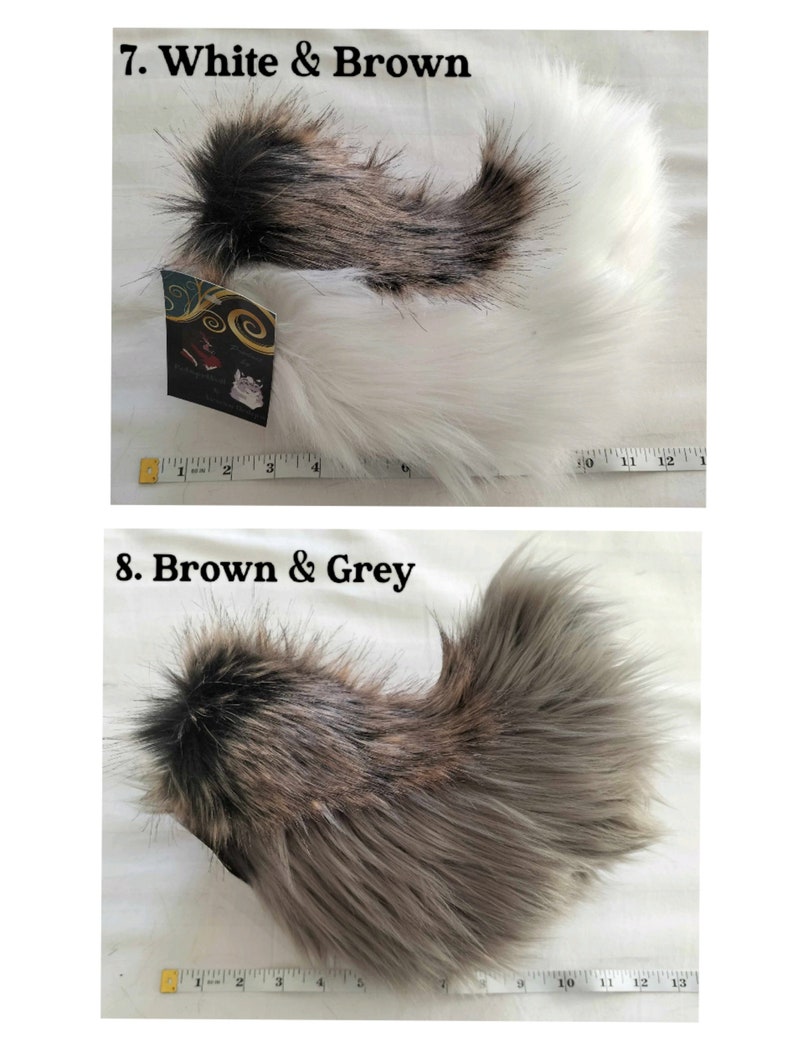 Two Tone Nub Tails. Fursuit Costume or Cosplay Tails. - Etsy Australia