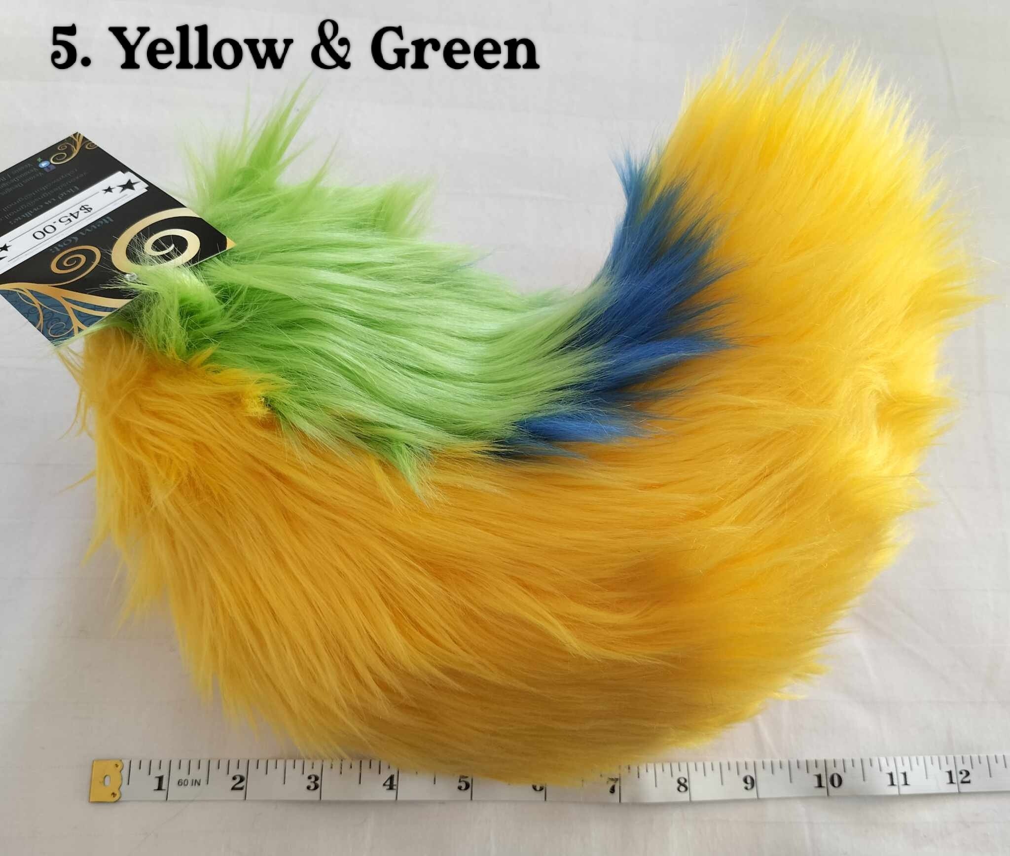 Three Tone Nub Tails. Fursuit Costume or Cosplay Tails. - Etsy Australia