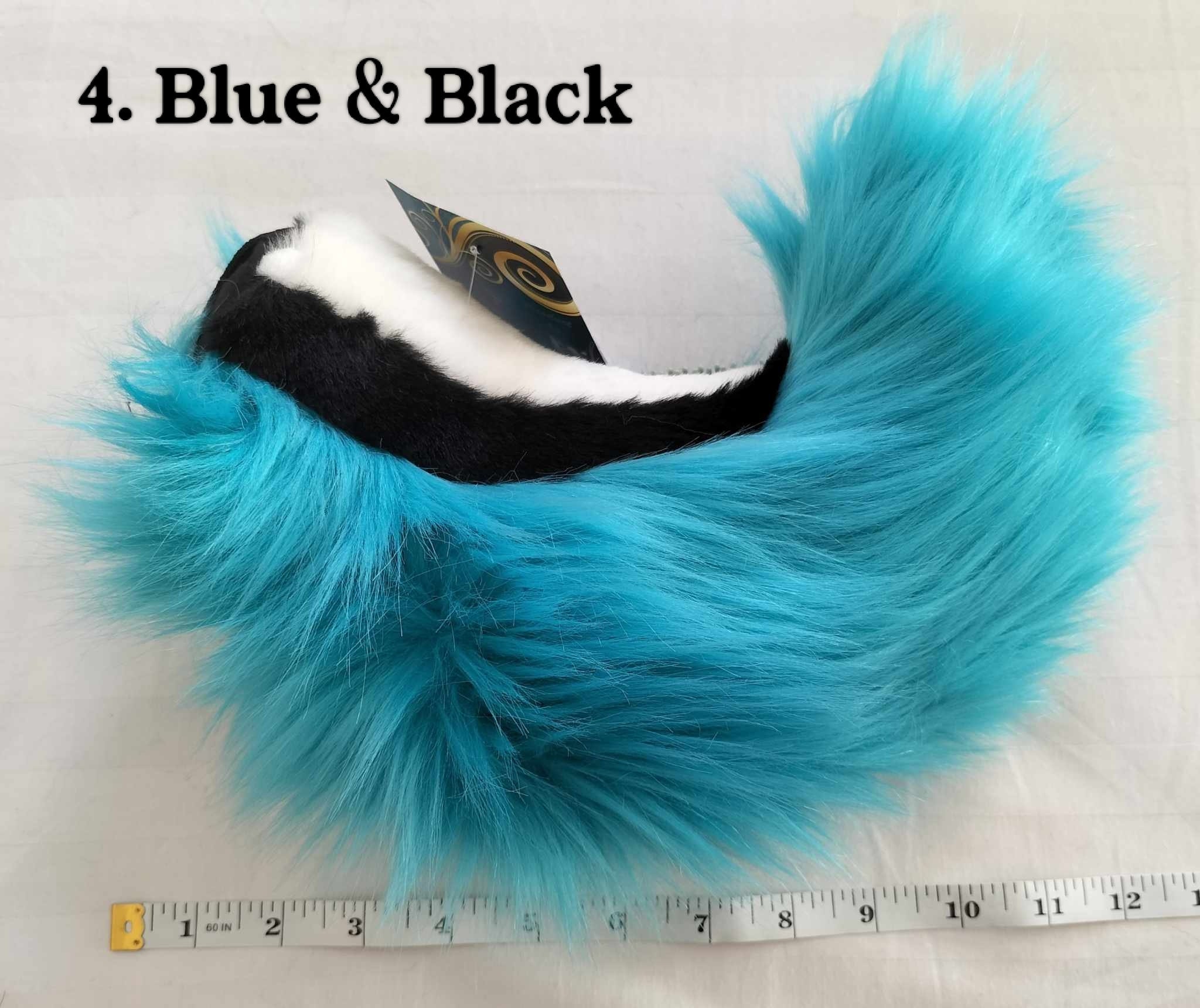 Three Tone Nub Tails. Fursuit Costume or Cosplay Tails. - Etsy Australia