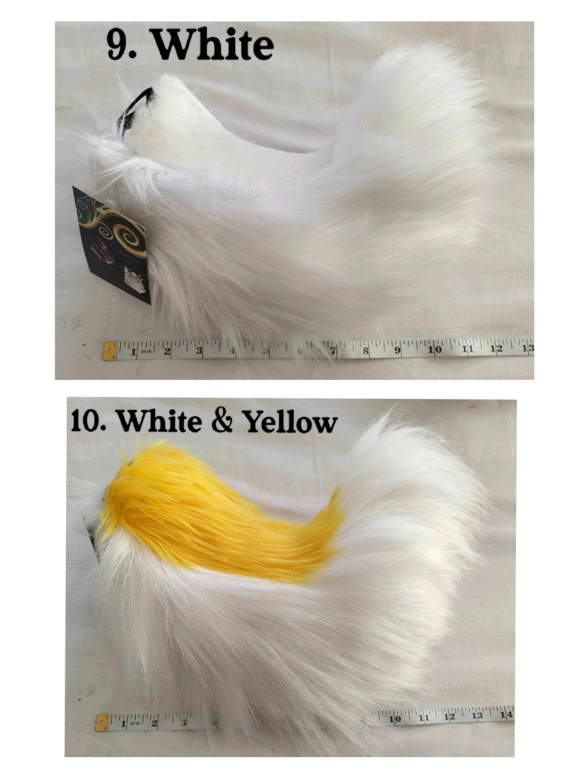 Two Tone Nub Tails. Fursuit Costume or Cosplay Tails. - Etsy Australia