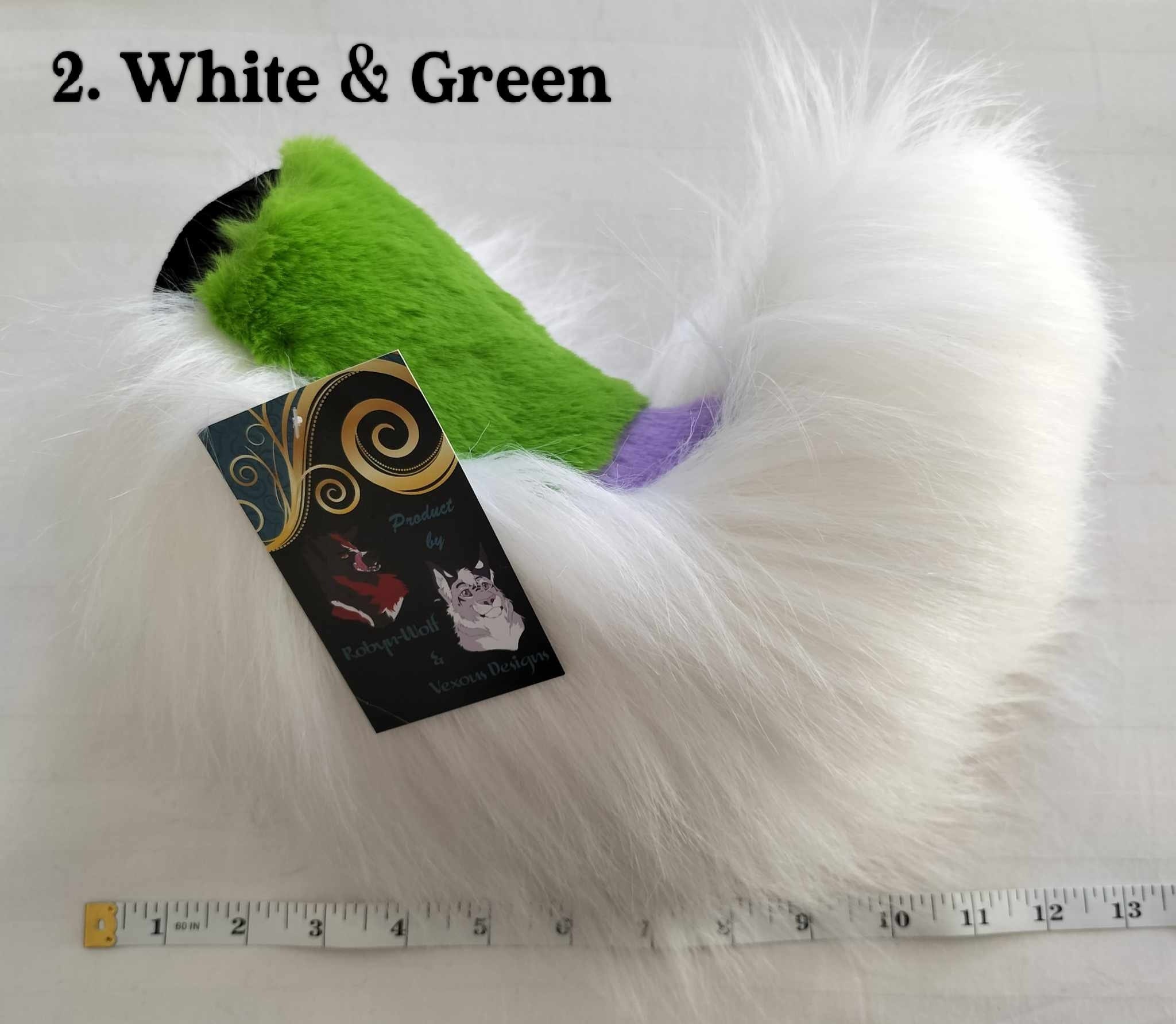 Three Tone Nub Tails. Fursuit, Costume or Cosplay Tails. - Etsy Australia