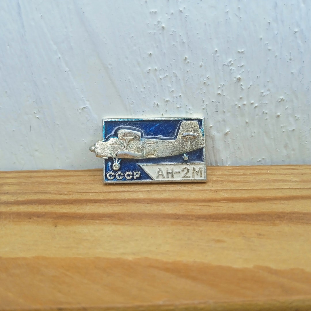 Vintage Badge Aircraft- An-2m , Airplane Pin,aviation - Etsy