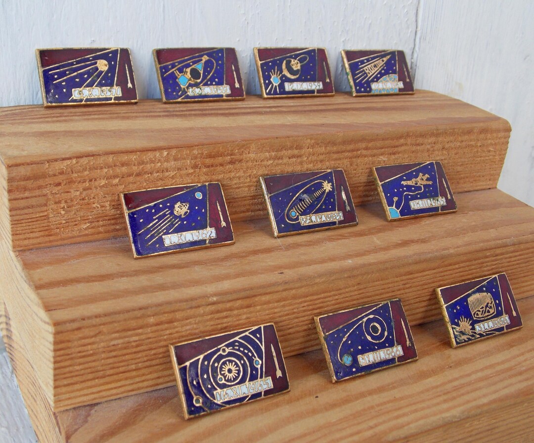 Very Rare Full Set of 10 Rare Space-themed Badges,"pictograms" - Etsy
