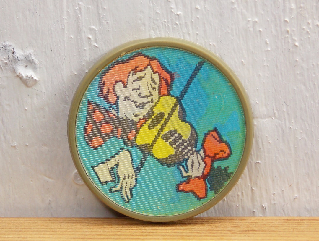 Pin Clown and Poodle, Childrens Pin, Lenticular Pin, Backpack Pin ...