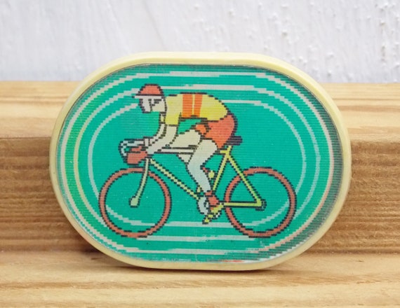 Olympic pin, Lenticular pin, Cyclist pin, Backpack pi… - Gem