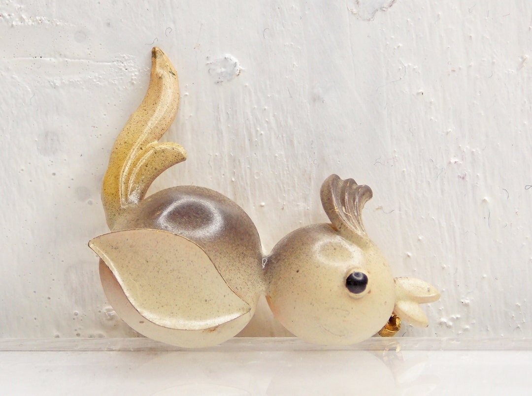 Brooch Bird, Funny Enamel Pin, Vintage Brooch, Cute Bird, Childrens Pin ...