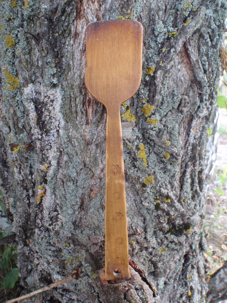 Spatule en bois Décor de cuisine spatule vintage Idée cadeau | Etsy