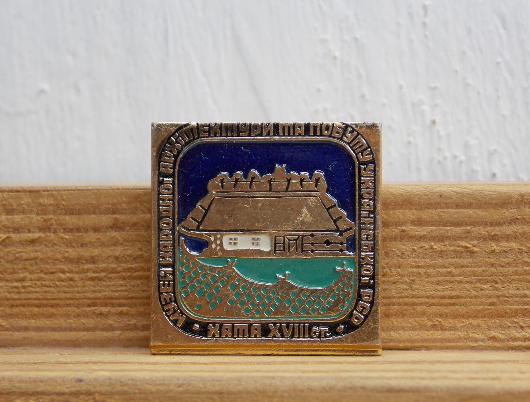 Pin Ukrainian House, Ukrainian Pin, History of Ukraine, Vintage Pin - Etsy