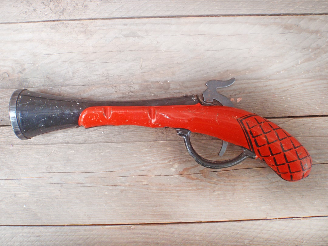 Kids Tin Gun Vintage Toy Retro Pistol Musket Pirate - Etsy UK