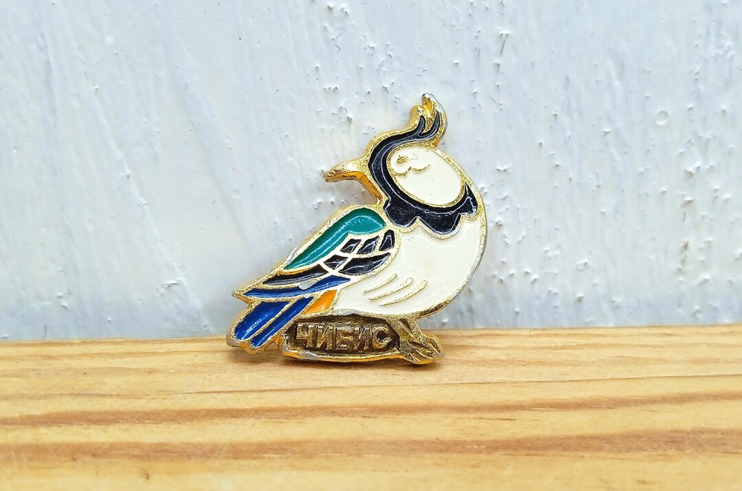 Lapwing Bird Pin, Bird Pin, Childrens Pin, Backpack Pin - Etsy