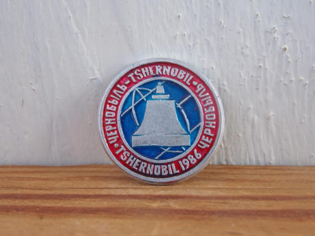 Vintage Chernobyl Pin, Chernobyl Tragedy 1986, Chernobyl Nuclear Power ...