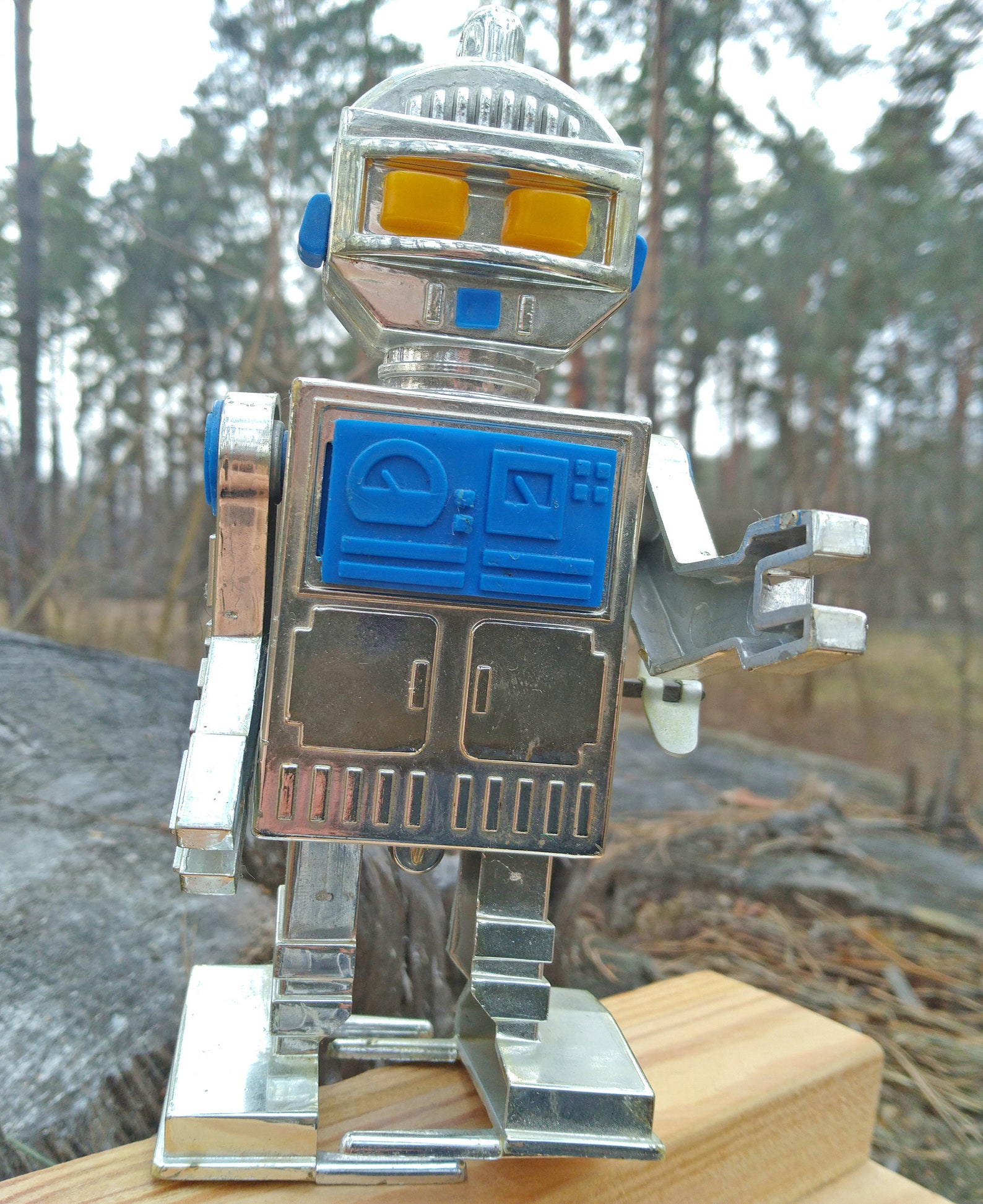 Clockwork Plastic Robot Vintage Mechanical Robot Clockwork - Etsy UK