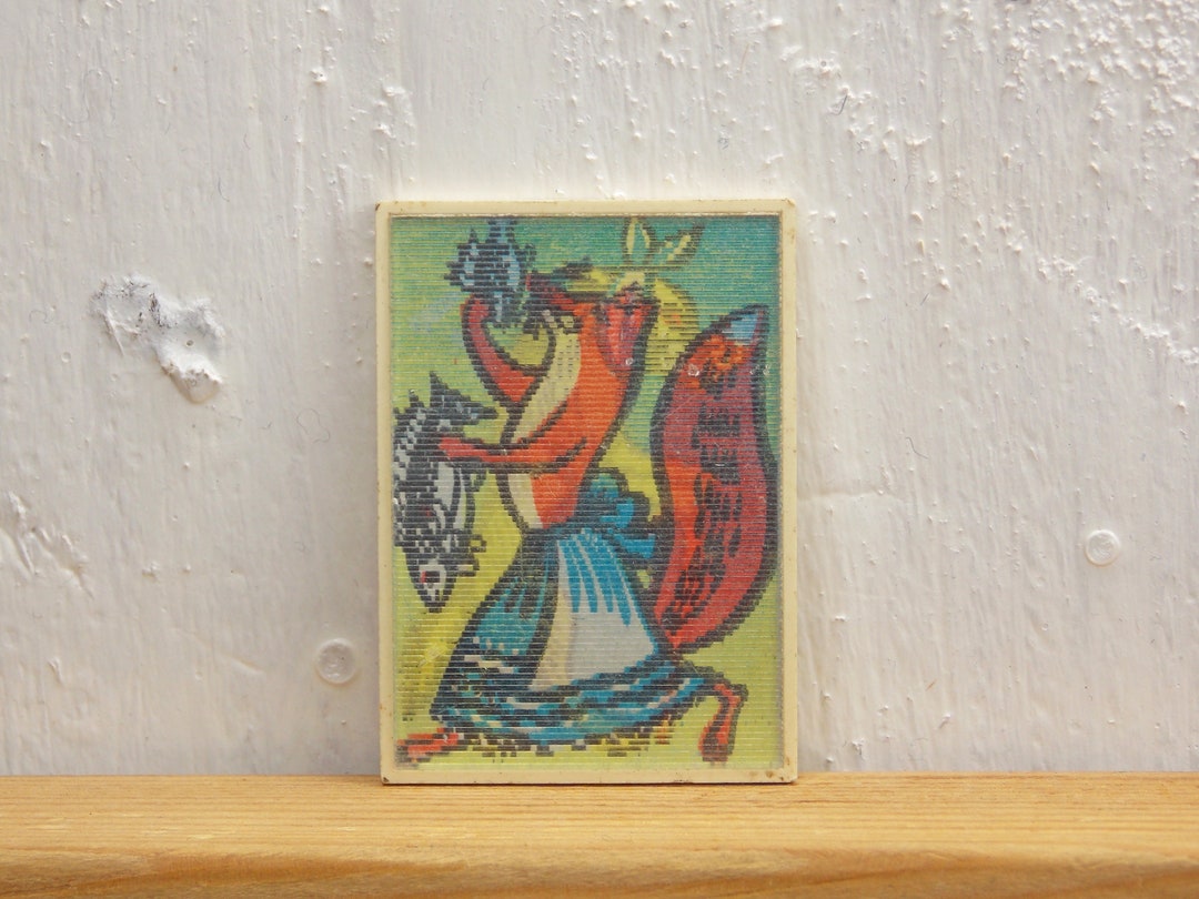 Lenticular Pin, Cartoon Pin, Wolf and Fox,soviet Vintage Pin, Rare Pin ...