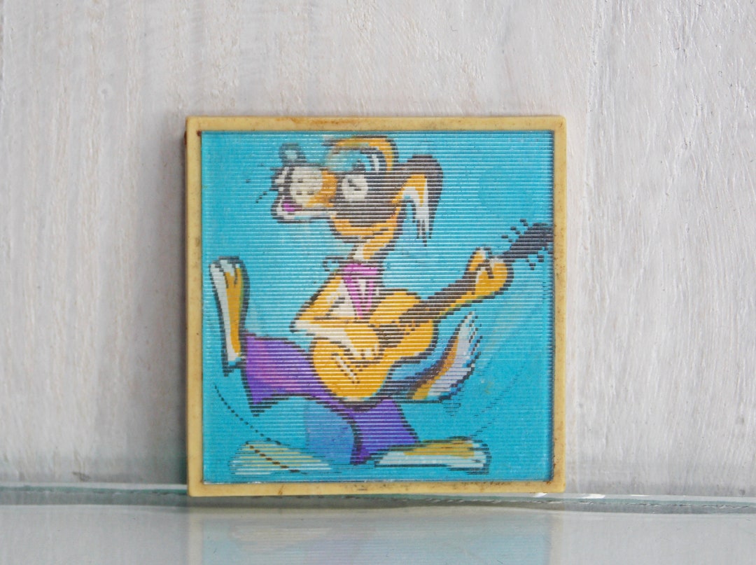 Soviet Lenticular Pin, Childrens Pin, Dog With a Guitar, Funny Dog - Etsy