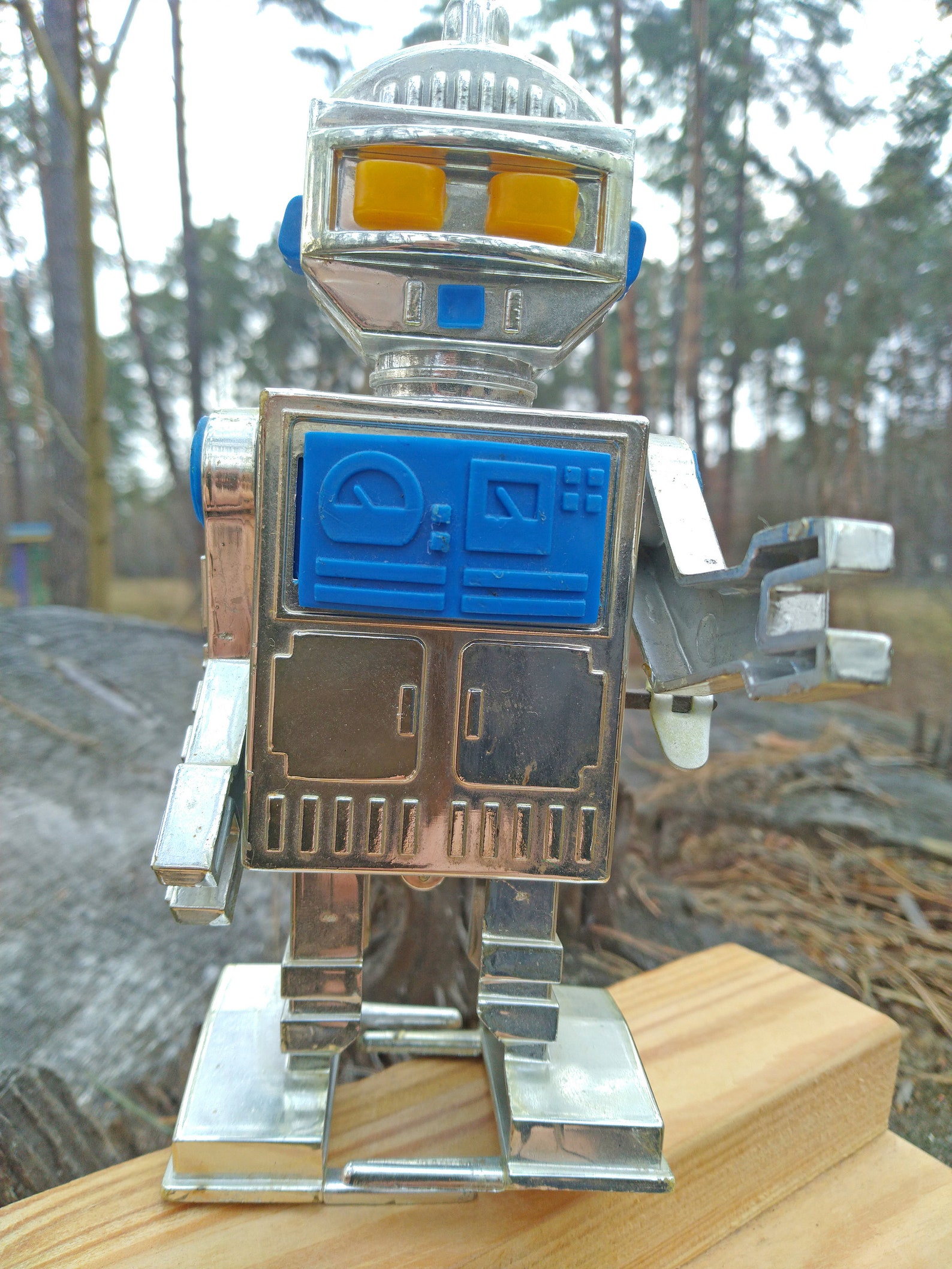 Clockwork Plastic Robot Vintage Mechanical Robot Clockwork - Etsy UK