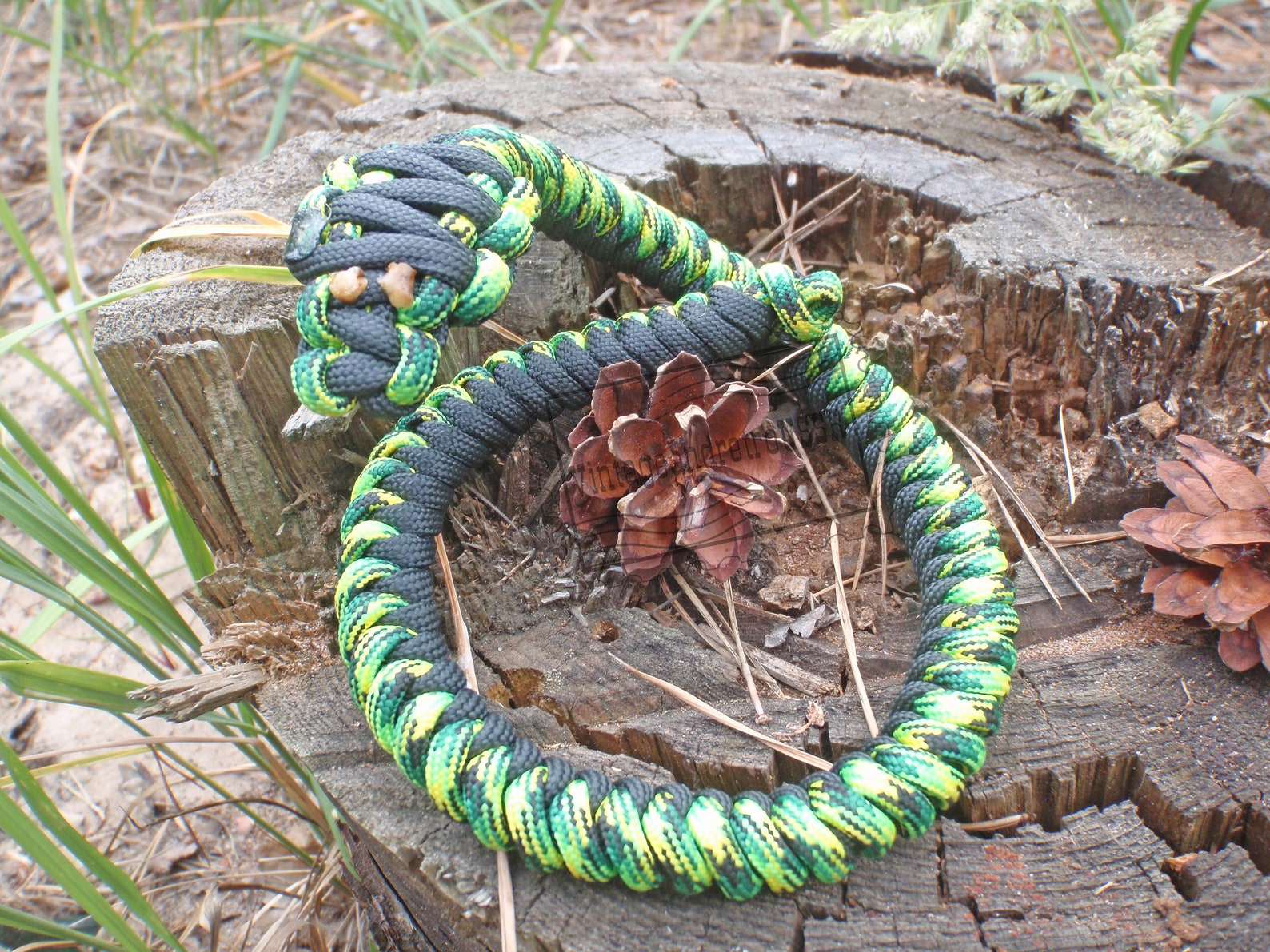 Paracord Snake Unique Keychain Lanyard From Paracord Art - Etsy