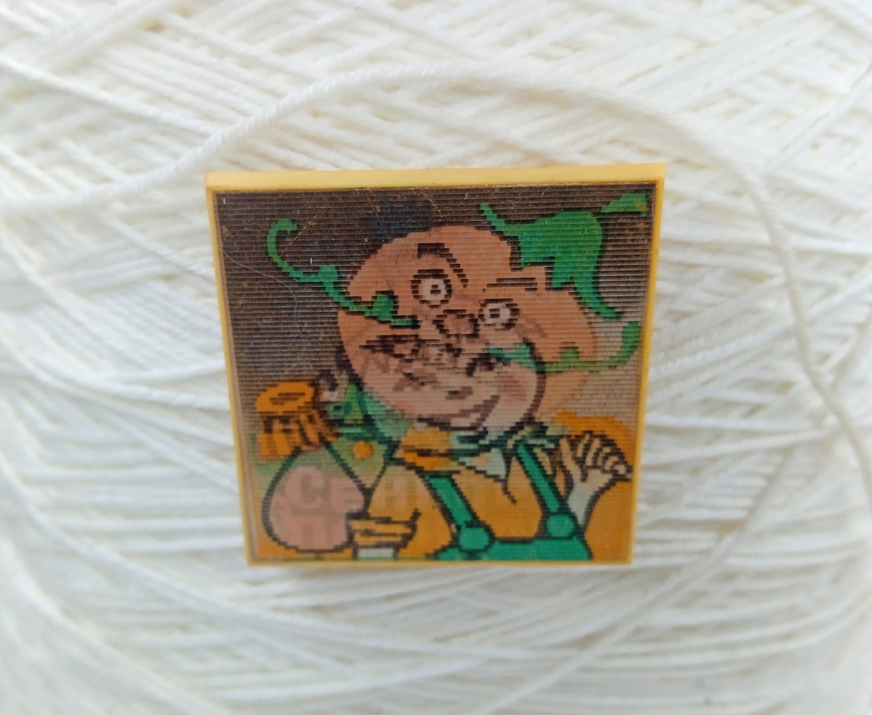 Lenticular Pin Cartoon Pin Senior Pomidor and Chipolino - Etsy