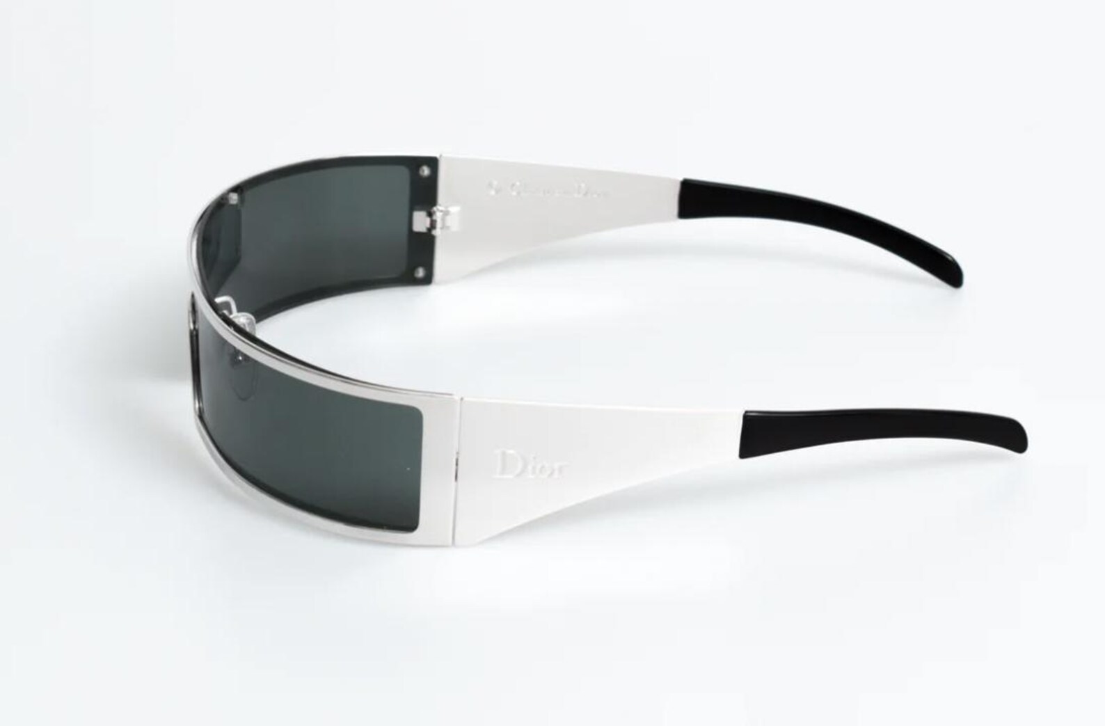 Christian Dior by Galliano PUNK Sunglasses Silver S/S 2003 NEW From Old ...