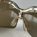 Christian DIOR Sunglasses PARABOLE 2 Oversized Mask BROWN Bronze 2000s ...