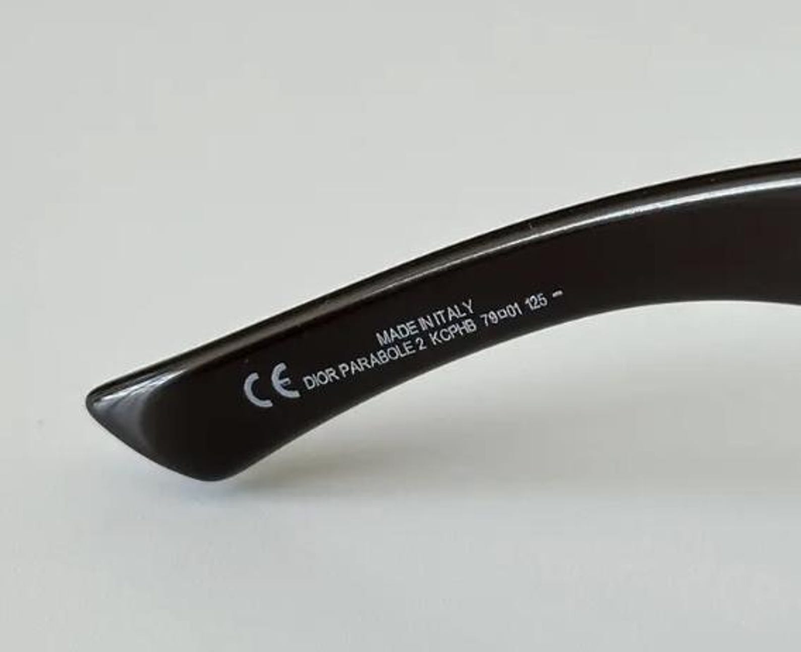 Christian DIOR Sunglasses PARABOLE 2 Oversized Mask BROWN Bronze 2000s ...