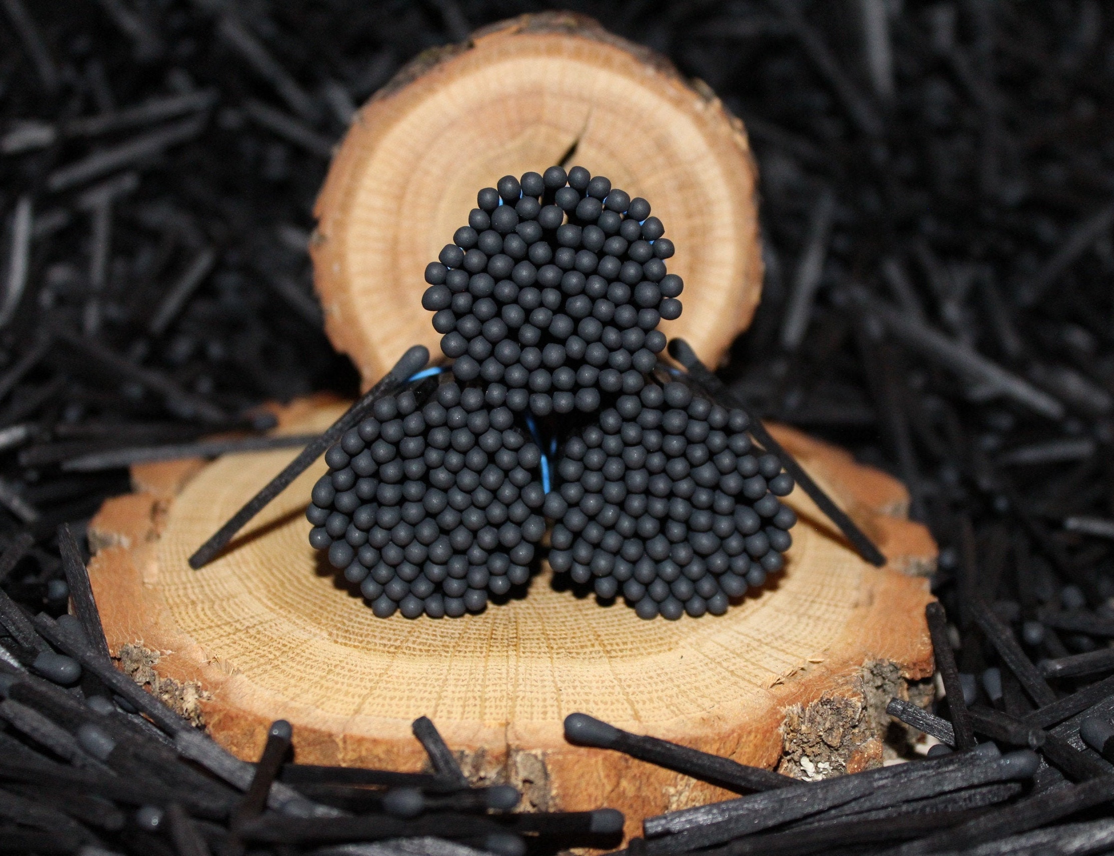 2500 Black Tips Real Decorative Perfect Wedding Black Matches. | Etsy